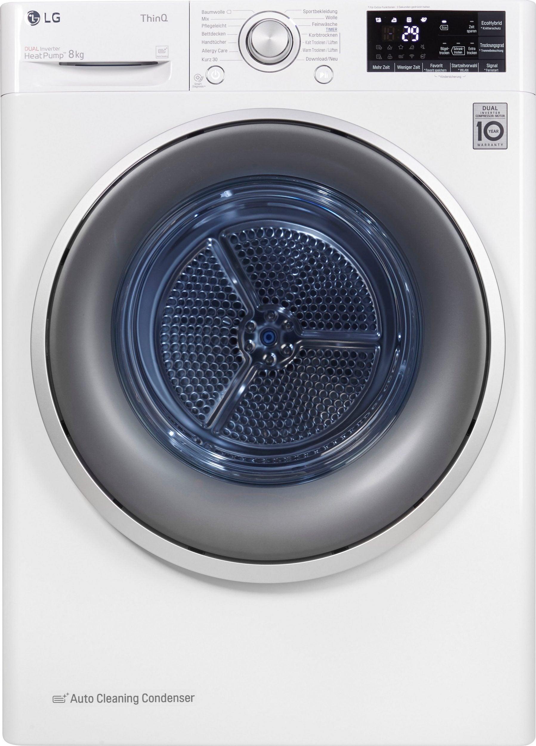 Uscator de rufe LG RT8DIH1Q, Clasa A+++, Pompa de cladura, SmartThinQ®, 8 kg - Import Germania🇩🇪 ...