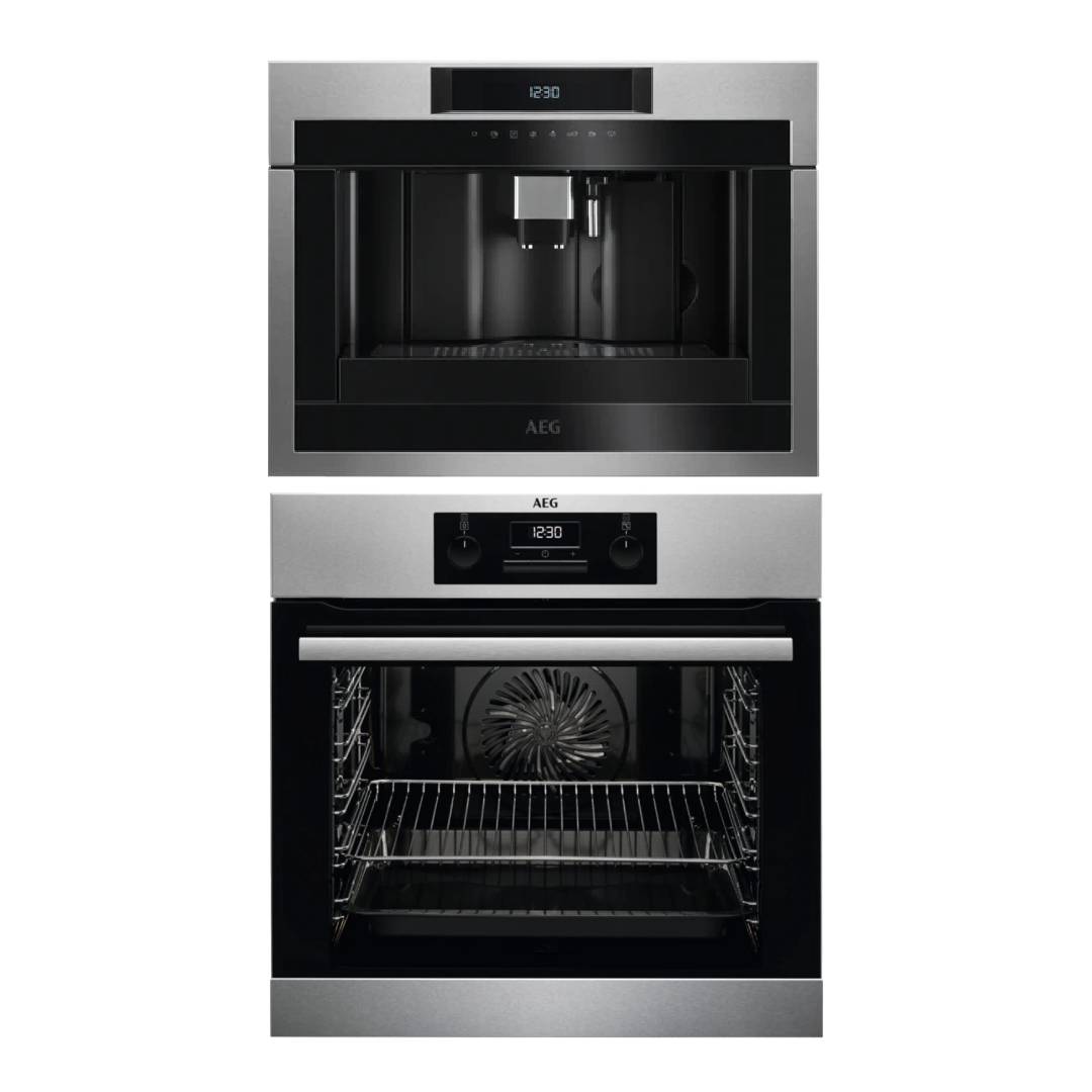 Set Cuptor electric incorporabil AEG BEB331010M + Espressor ...